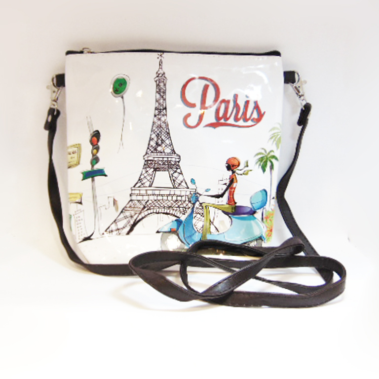 Handropolis | Purse "Paris Road" (20x19cm)